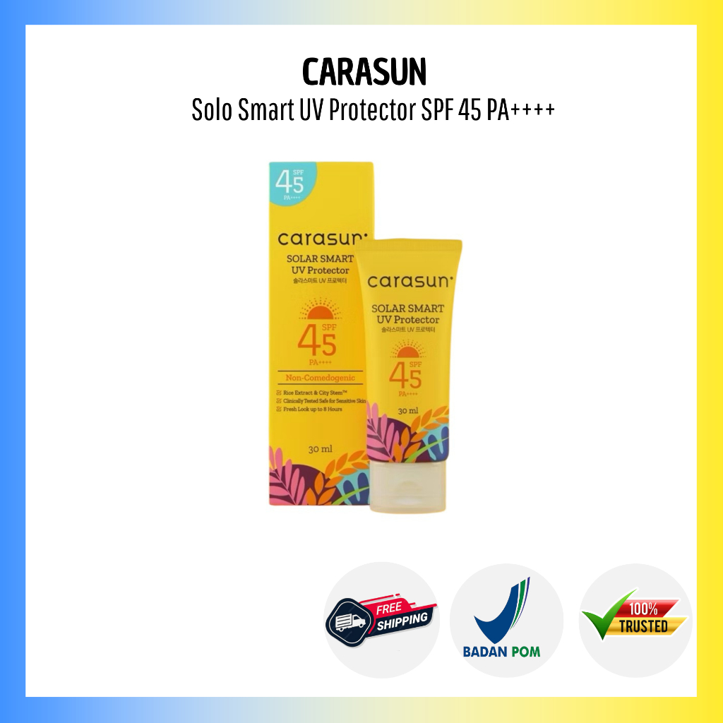 Jual Carasun Solar Smart UV Protector SPF45 PA++++ 30ML | Shopee Indonesia