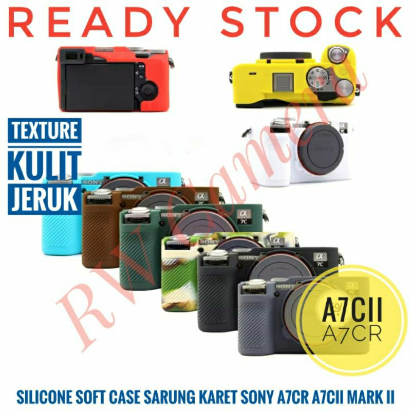 Jual Silicone Case Sony A7CII A7CR Soft Karet Skin Silikon A7C Mark II ...