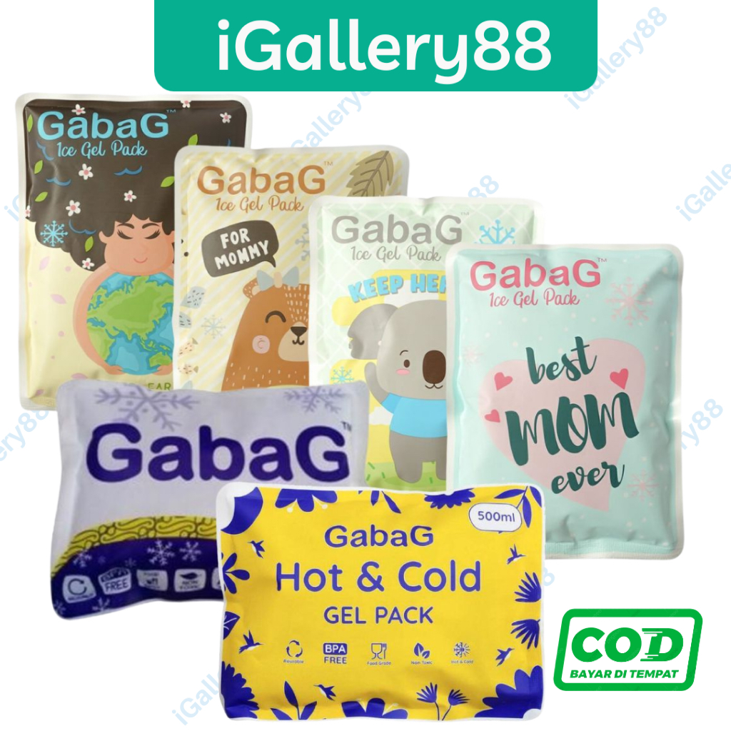 Jual GABAG Ice Gel Pack Hot Cold Gel Pack Es Pendingin New Design Koala Bear Honey Mother Earth ...