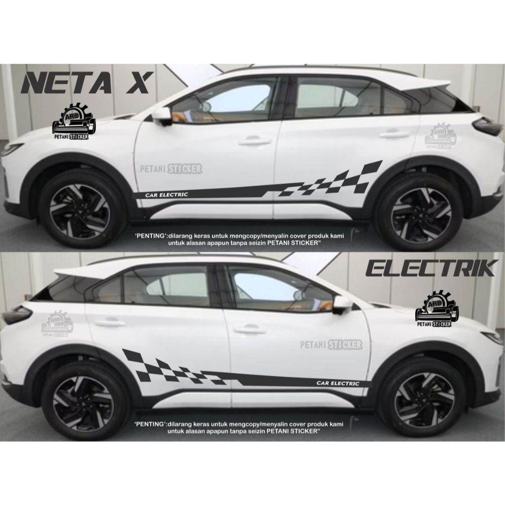 Jual STICKER NETA X CAR ELECTRIK AKSESORIS NETA 2023 2024 MOBIL NETA X ...