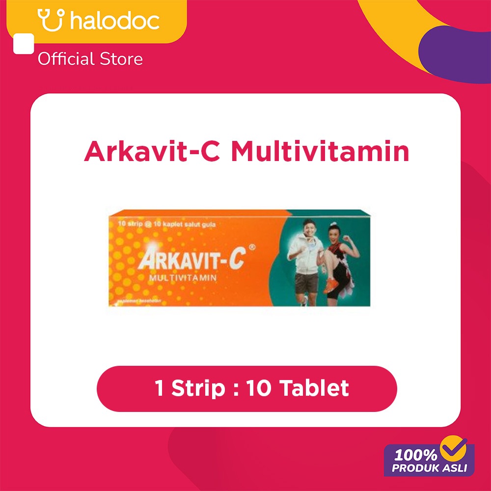 Jual Arkavit-C Multivitamin 10 Kaplet | Shopee Indonesia