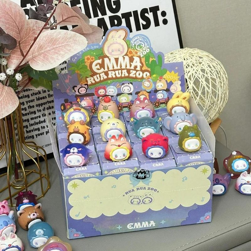 Jual Lucky Emma Rua Rua Zoo Blind Box 1000% Authentic / Emma rua rua zoo / Emma Blind Box Sealed ...