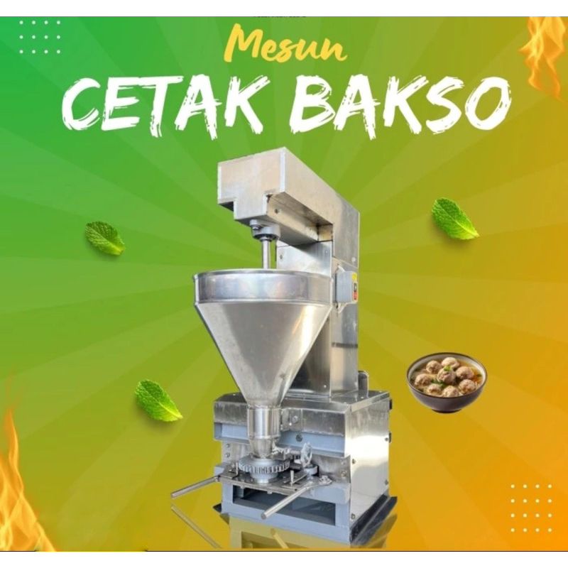 Jual Mesin cetak pentol bakso MINI stainless steel | Shopee Indonesia