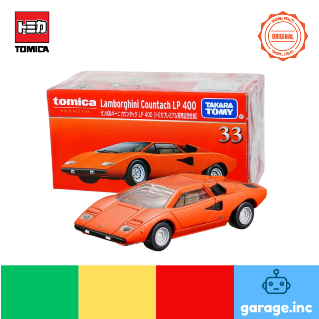 Jual TOMICA PREMIUM NO.33 "LAMBORGHINI COUNTACH LP 400 (COMMEMORATION ...