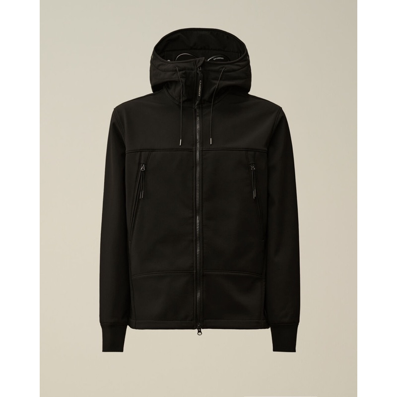 Jual CP Company Shell R Goggle Jacket In Black | Shopee Indonesia