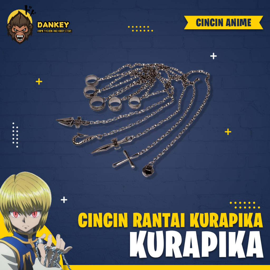 Jual Rantai Cincin Kurapika Chain Cosplay Anime Hunter x Hunter ...