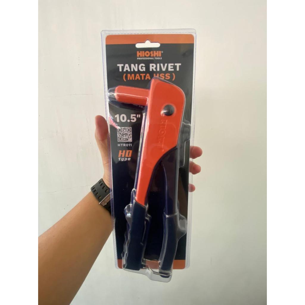 Jual Tang Rivet Hioshi 10,5" | Tang Rivet Mata HSS | Shopee Indonesia