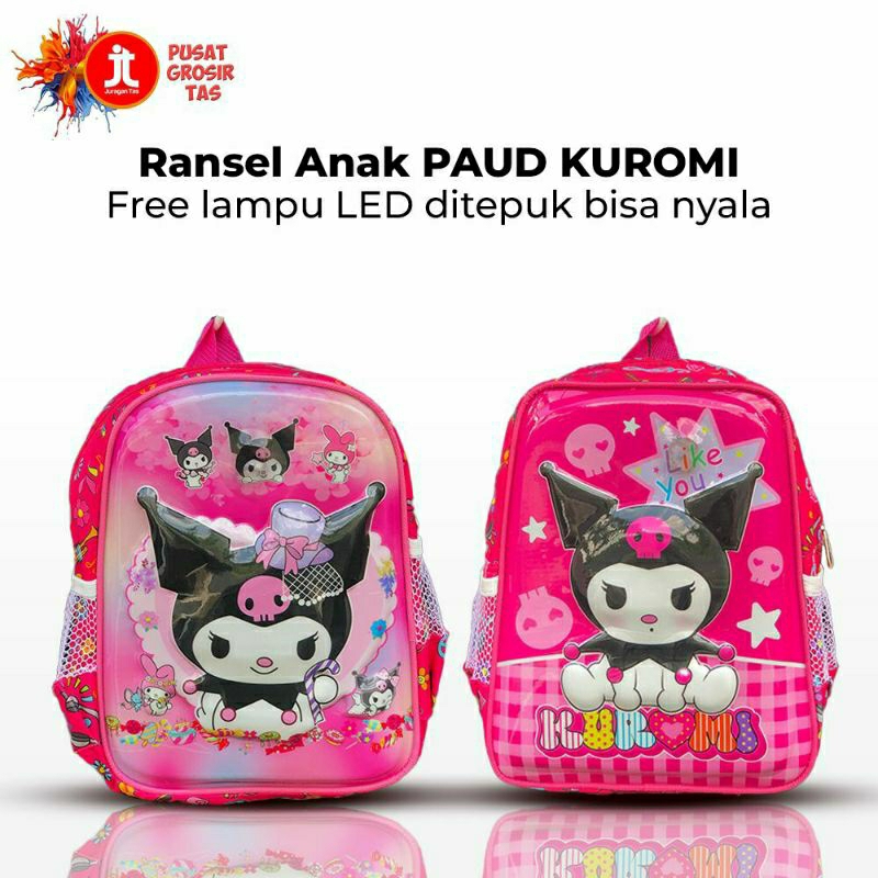 Jual JURAGANTAS - RANSEL ANAK PAUD LED KHUSUS CEWEK SEKOLAH KARAKTER ...