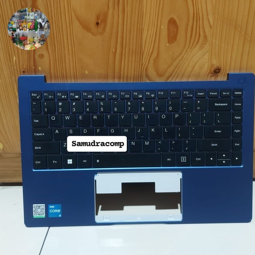 Jual PALMREST Casing Keyboard Frame Laptop Infinix Inbook X2 Blue ...