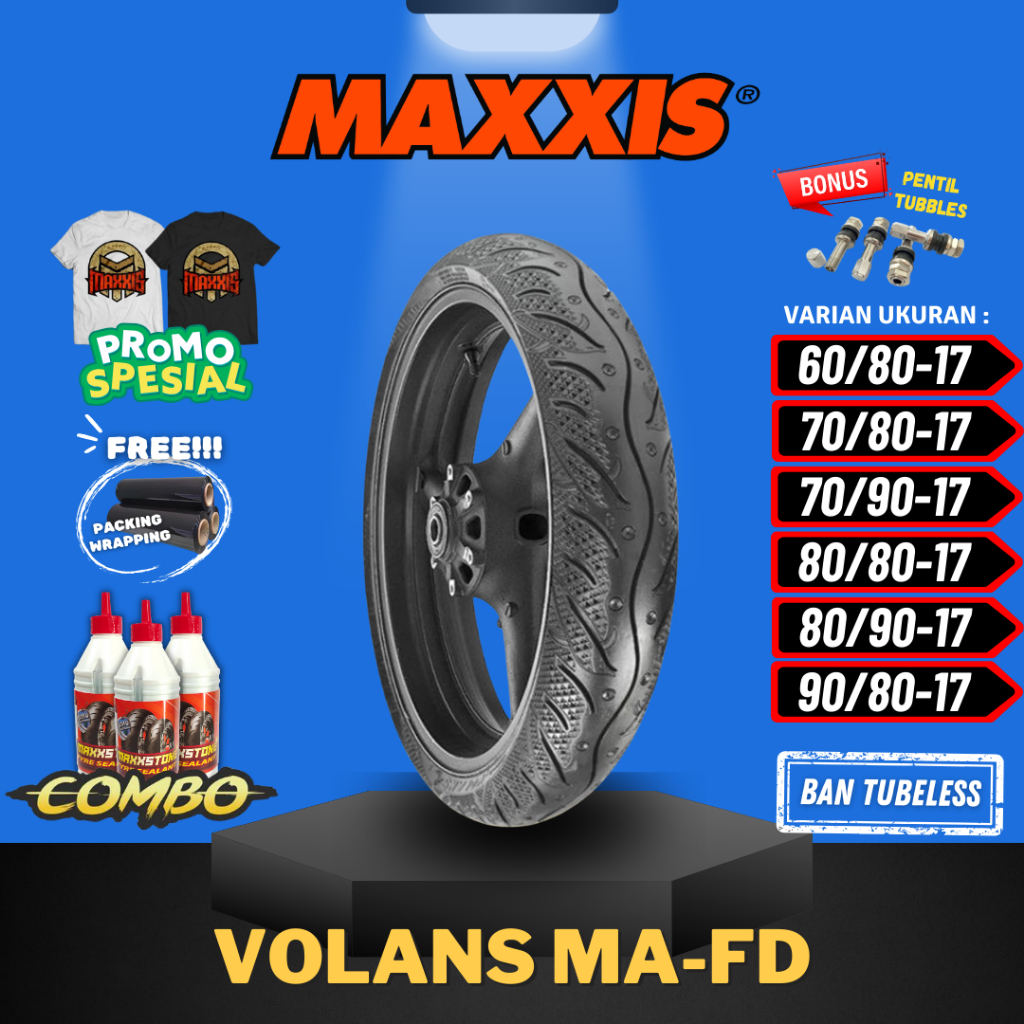 Jual [READY COD] MAXXIS VOLANS / BAN MAXXIS 60/80-17 / 70/80-17 / 70/90 ...