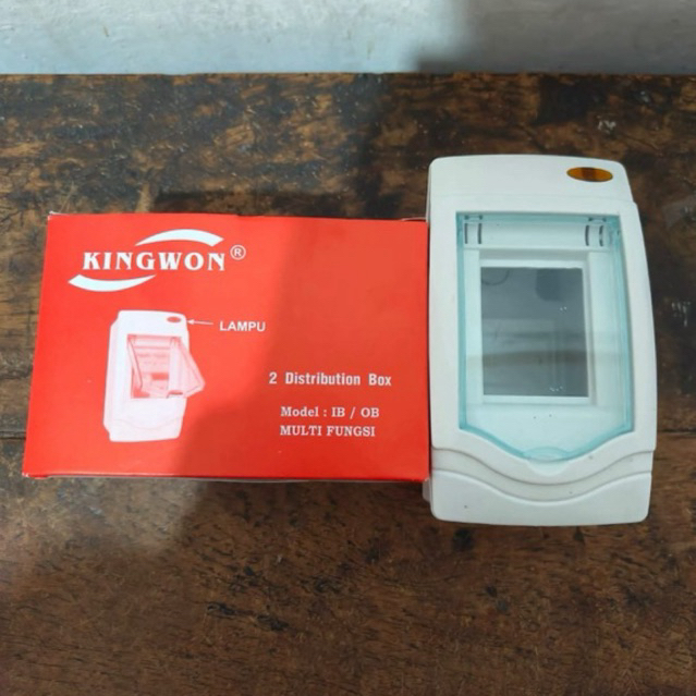 Jual BOX MCB 2 GROUP IB OB LAMPU LED INDIKATOR Kingwon | Shopee Indonesia