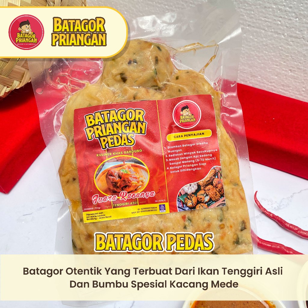 Jual Batagor Priangan - Batagor Pedas isi 10 Batagor Bandung | Shopee ...