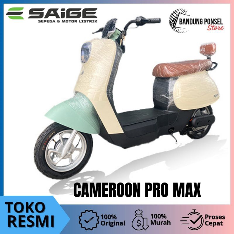 Jual SEPEDA LISTRIK SAIGE CAMEROON PRO MAX - PREMIUM 800 WATT, TAHAN ...