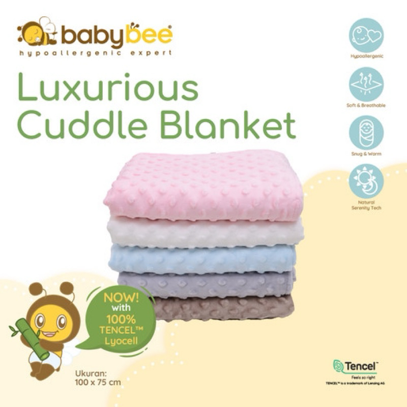 Jual Baby bee LUXURIOUS CUDDLE BLANKET | Shopee Indonesia
