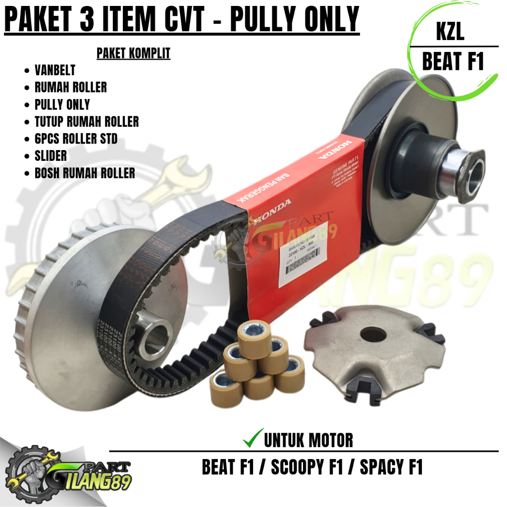 Jual PAKET KIRIAN CVT LENGKAP KZL PULLY ONLY BEAT FI , SCOOPY FI ...