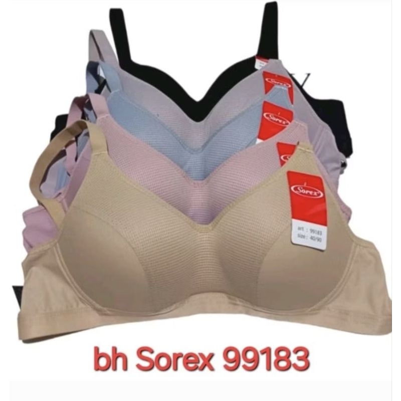 Jual isi 2/3 pcs bh Sorex wanita 99183 Cup 3/4 setara cup B-C | Shopee ...