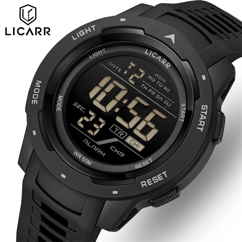 Jual LICARR Jam Tangan Pria Merek Olahraga Digital Anti Air Santai ...