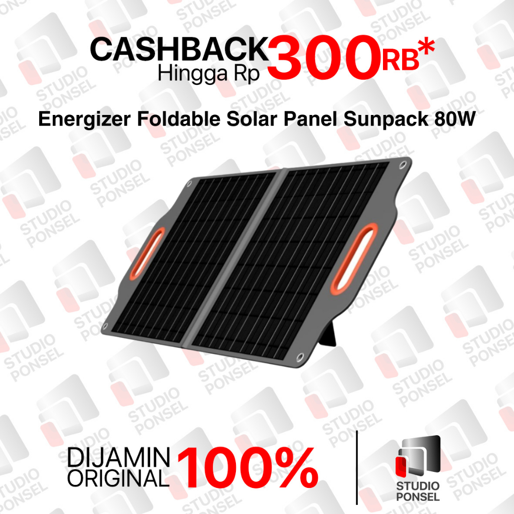 Jual Energizer Solar Sunpack Foldable Portable Solar Panel 80W Surya ...