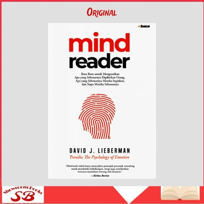 Jual Buku Mind Reader Mindreader Original Bahasa Indonesia By David J. Lieberman | Shopee Indonesia
