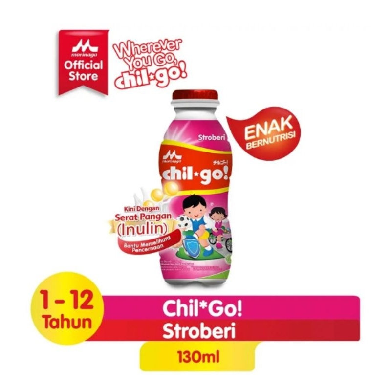 Jual Morinaga Chil GO susu botol 130ml (HARGA ECER) | Shopee Indonesia