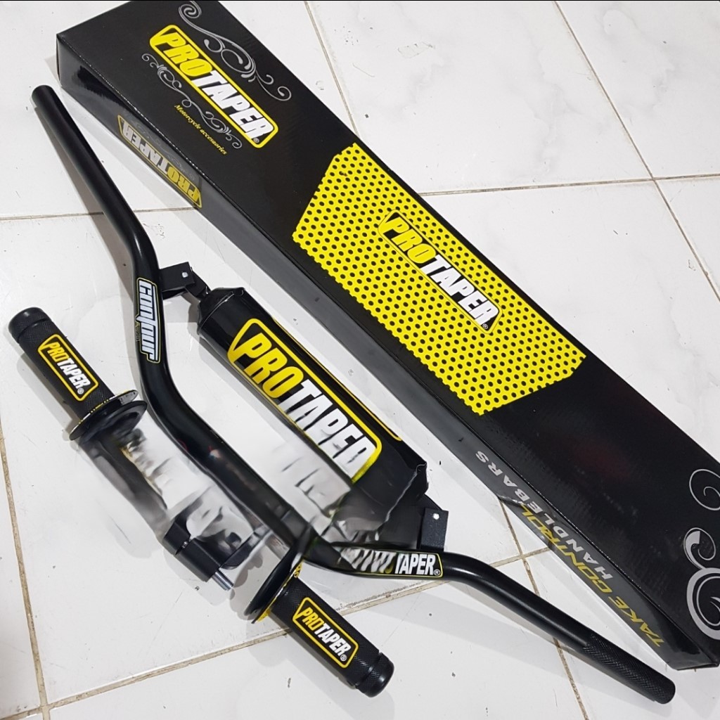 Jual Stang fatbar protaper High satu set Handgrip Dan Busa palang Stang ...