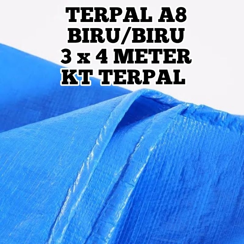 Jual Terpal Plastik Warna Biru/Biru Type A8 Ukuran Panjang 3 Meter ...