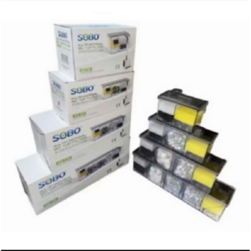 Jual SOBO AQ 15H 16H 17H 18H box multyfuctional bio top filter aquarium | Shopee Indonesia