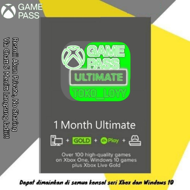 Jual Xbox Gamepass Ultimate | Shopee Indonesia