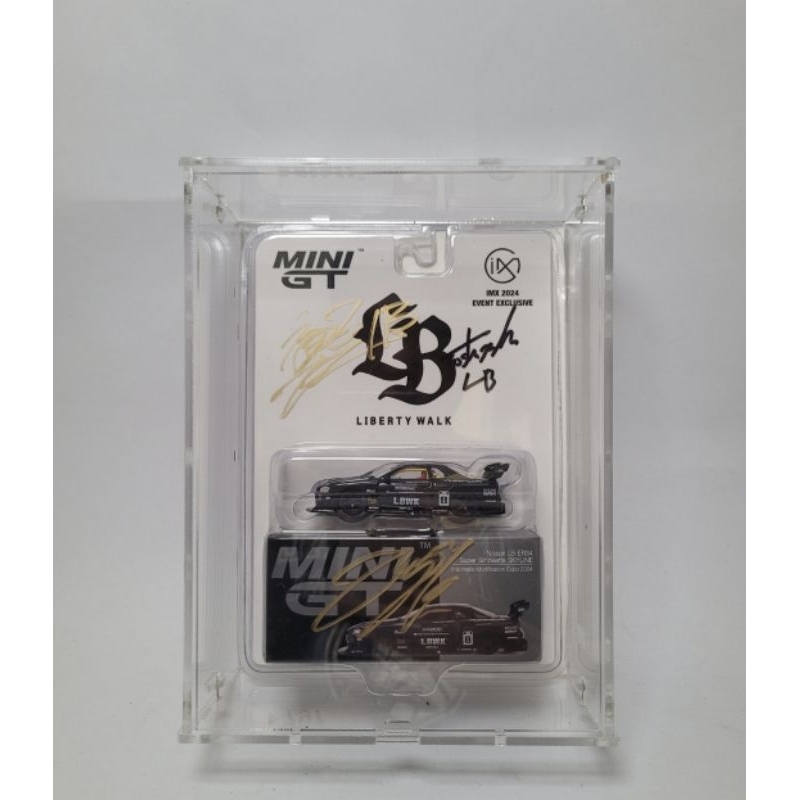 Jual DC64 MINI GT IMX R34 FULL BLACK CARBON SIGNED + STIKER MURAH ...