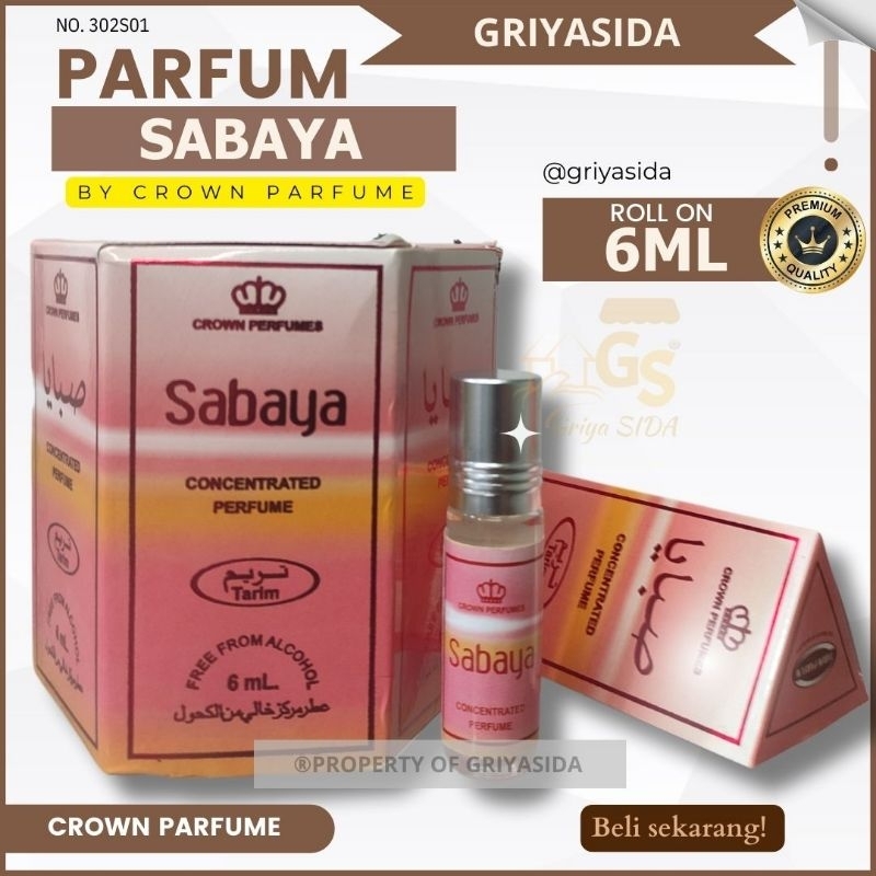 Jual Parfum sabaya 6ml tarim minyak wangi aroma sabaya mirip al rehab ...