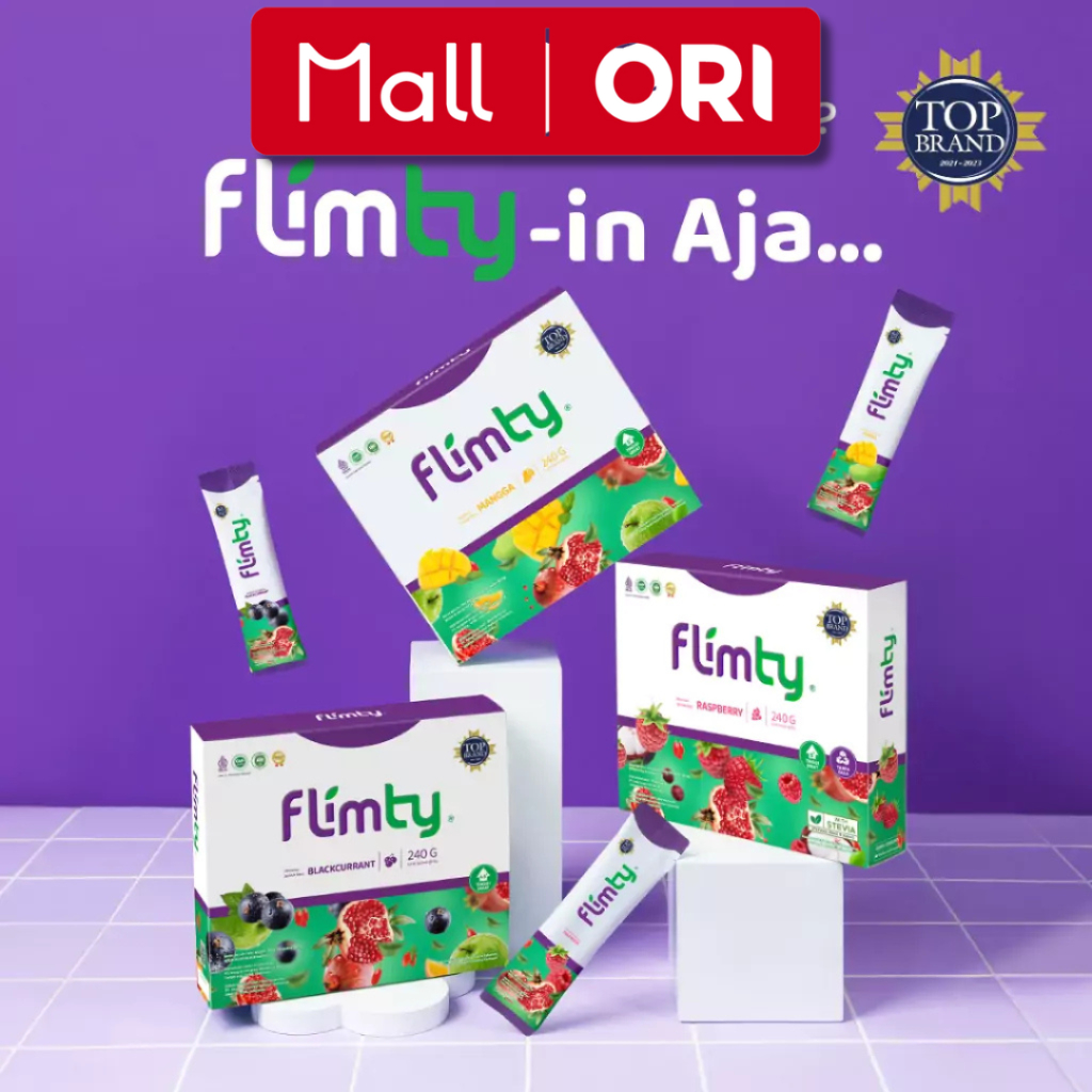 Jual Flimty Fiber 1 Box 16 sachet Official Store Raspberry Blackcurrant ...