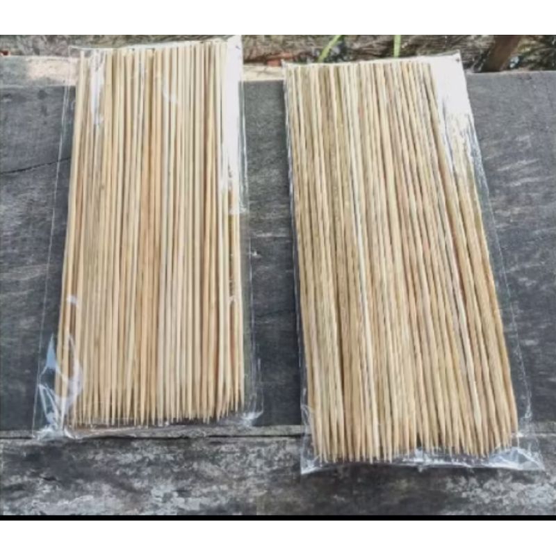 Jual Tusuk Sate / Cilok Sekitar 90 Biji Kurang Lebih 20cm | Shopee ...