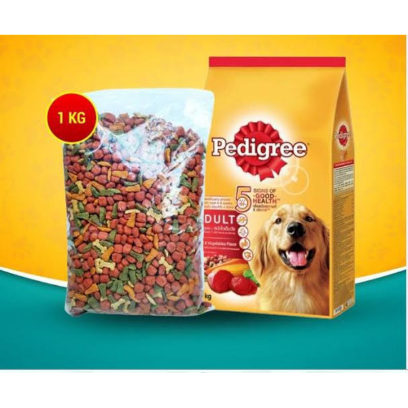 Jual Pedigree Repack 1kg Dog Food Adult Mini Puppy Pedigre Makanan ...