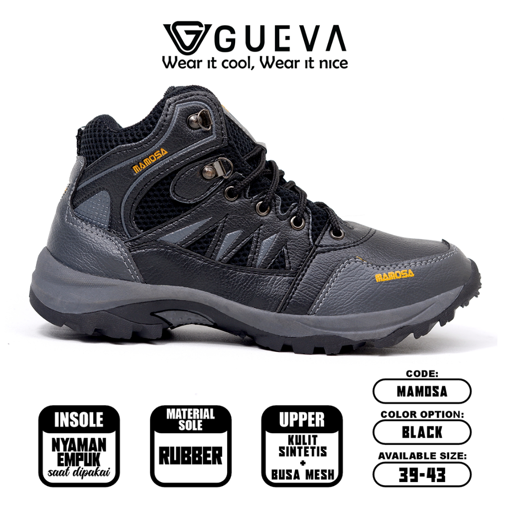 Jual Sepatu Hiking Pria Olahraga Outdoor Sepatu Gunung Adventure Anti ...