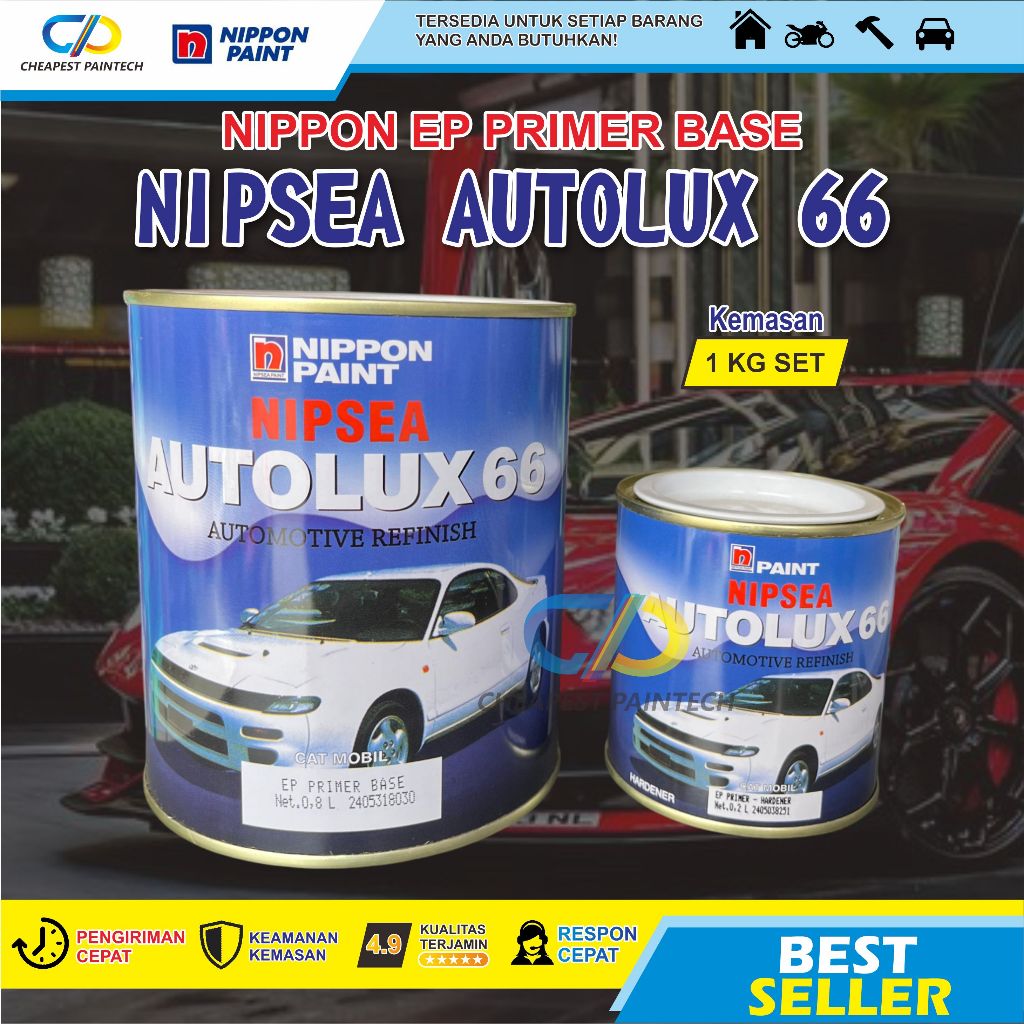 Jual NIPPON EPOXY AUTOLUX 66 EP PRIMER EPOXY PRIMER 1 LITER | Shopee Indonesia