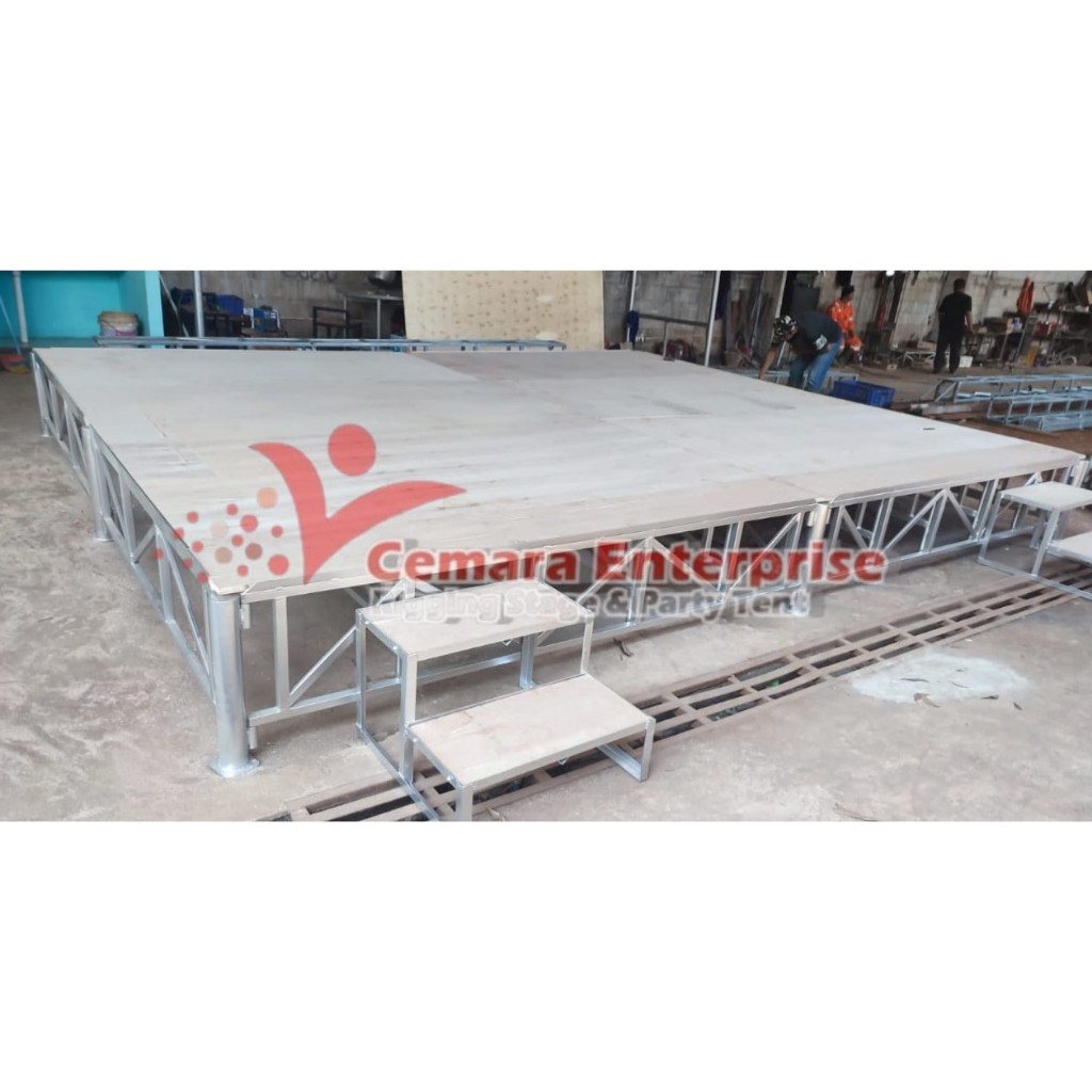 Jual PANGGUNG PORTABLE / PANGGUNG INDOOR UKURAN 4M X 6M | Shopee Indonesia