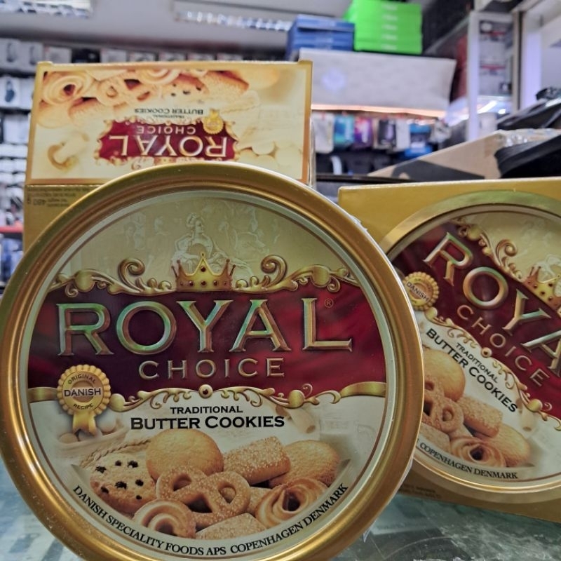 Jual Royal Choice Butter Cookies 480gr Kemasan Kaleng 240gr | Shopee ...