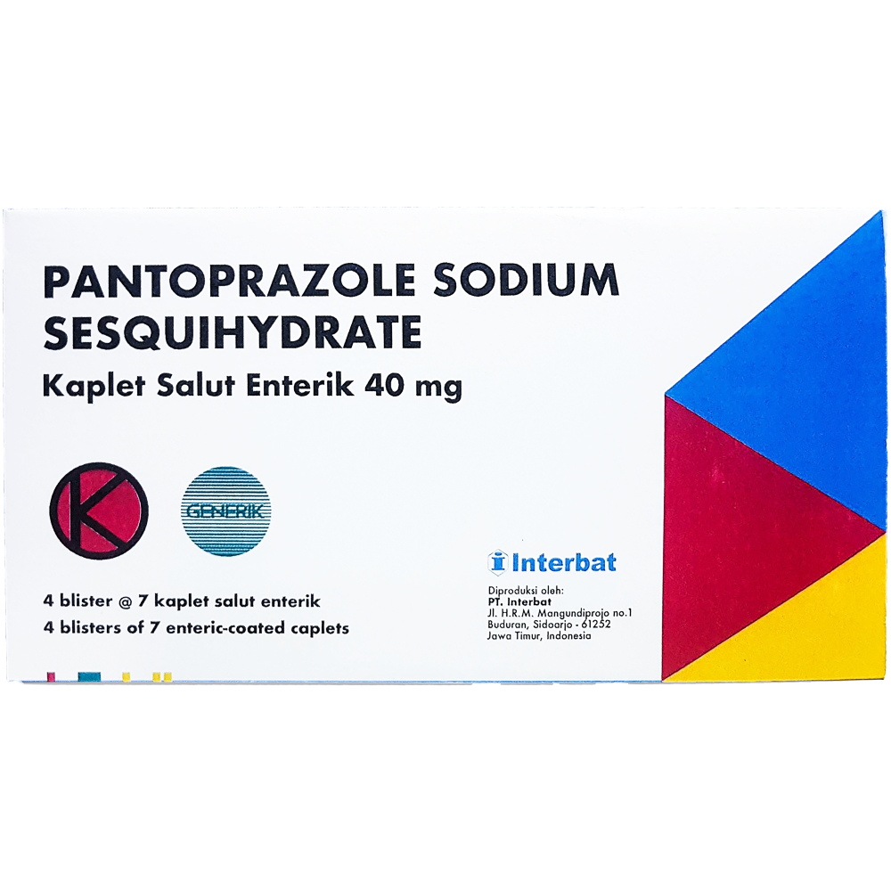 Jual Pantoprazole 40mg 1 Box Isi 28 Tablet Interbat | Shopee Indonesia