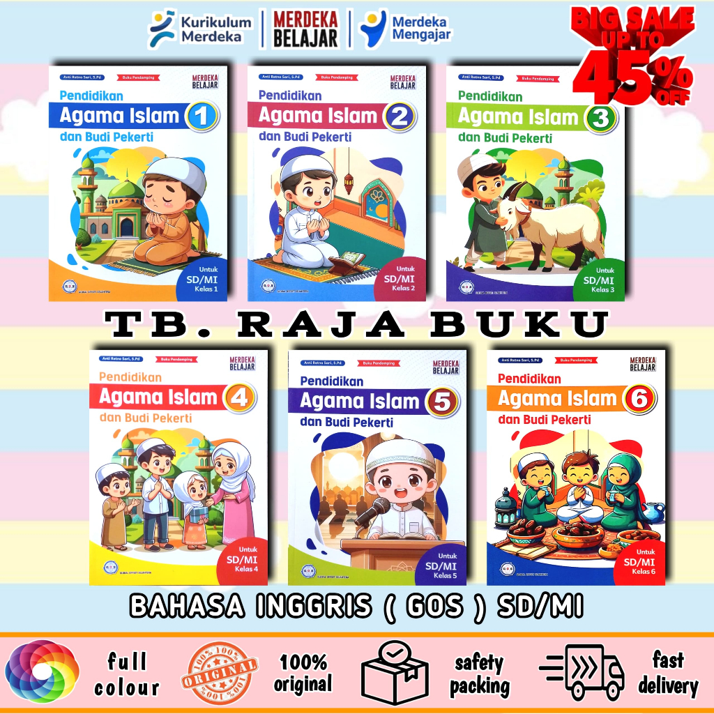 Jual Buku Siswa Pendamping AGAMA ISLAM Kelas 1,2,3,4,5,6 SD Kurikulum Merdeka - Global Offset ...
