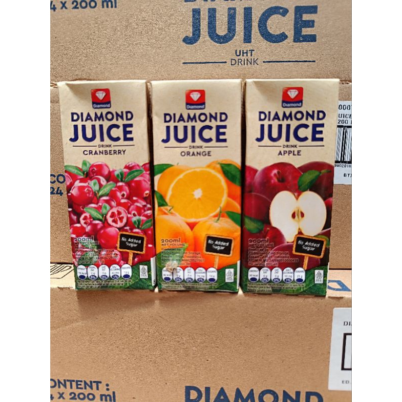 Jual DIAMOND JUICE 200ML / MINUMAN JUICE BUAH | Shopee Indonesia
