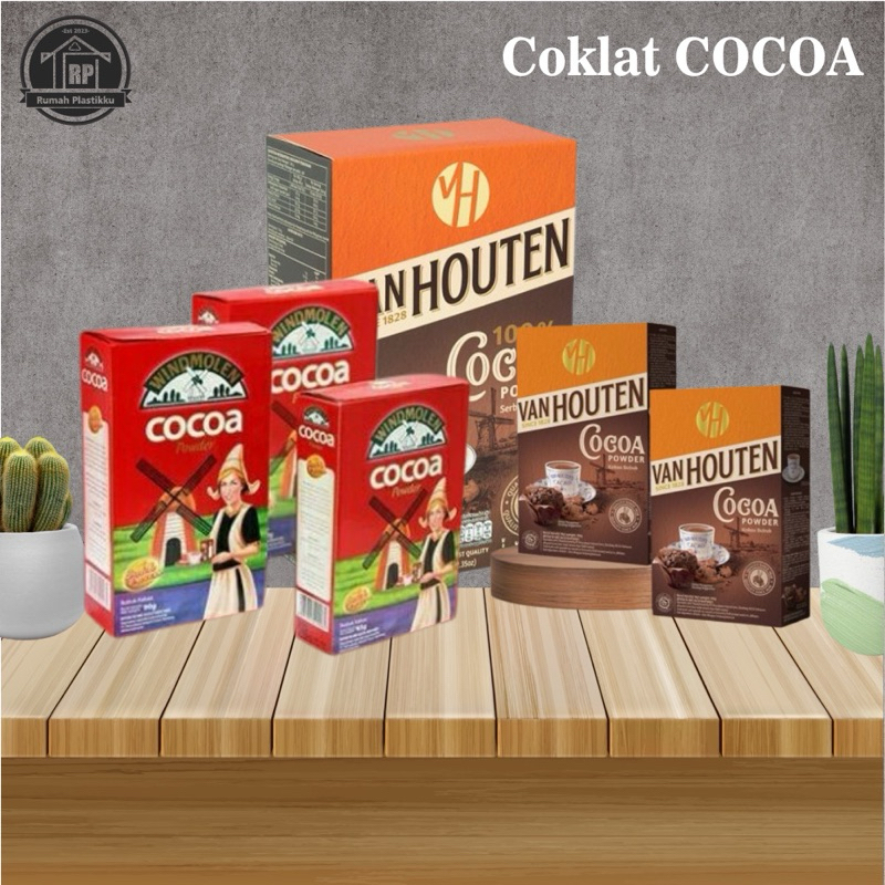 Jual Coklat powder /Coklat Bubuk COCOA / Van Houten / Windmolen ...