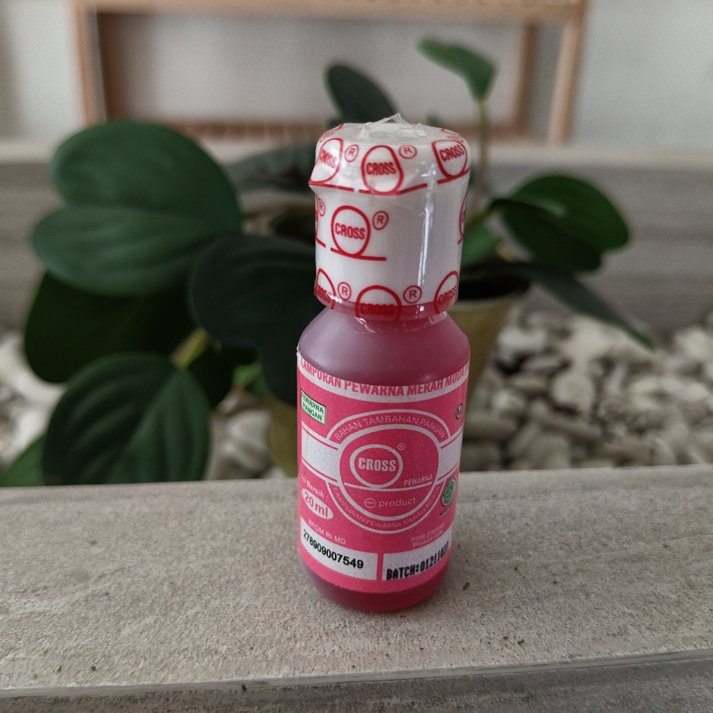 Jual Pewarna Makanan Cross/Food Coloring Rose Pink 20ml | Shopee Indonesia