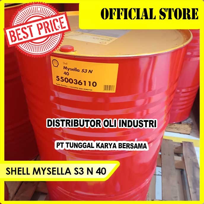 Jual SHELL MYSELLA S3 N 40 ( Drum - 209 L ) | Shopee Indonesia