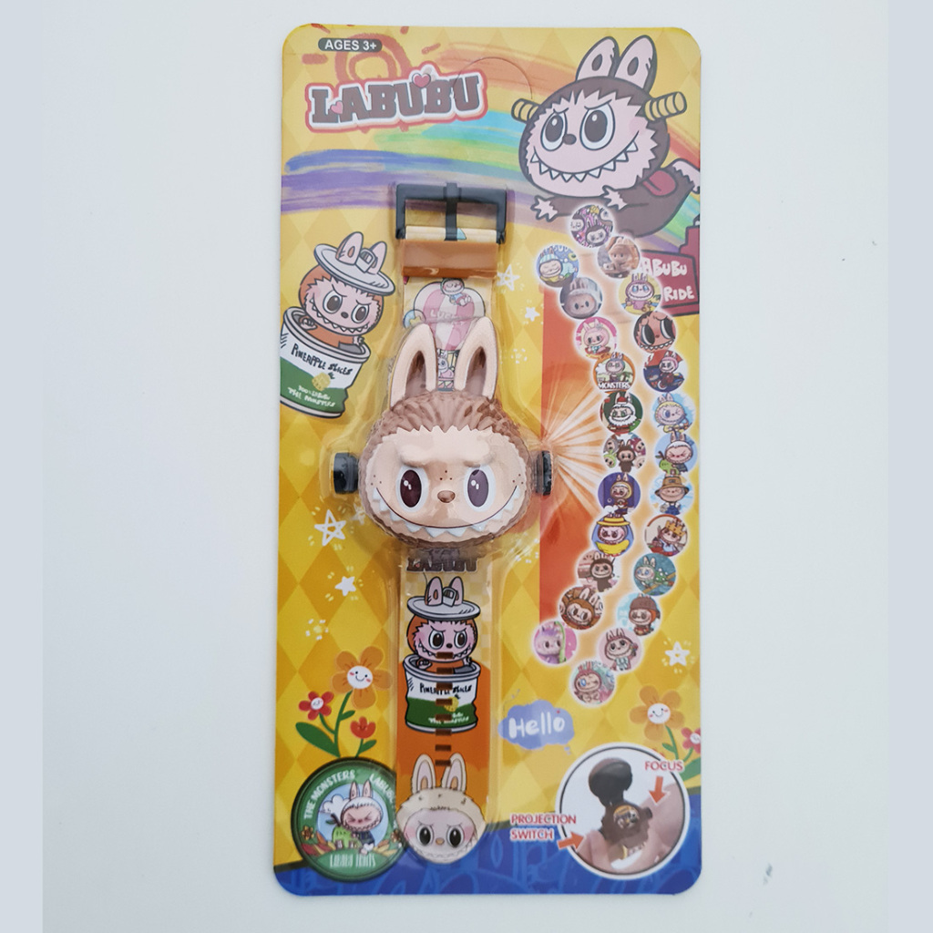 Jual Jam Tangan Anak Proyektor Gambar Labubu | Jam tangan labubu ...