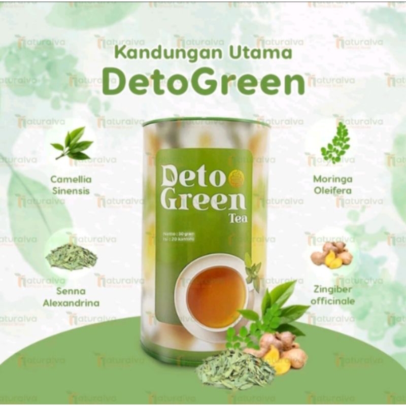Jual Promo Big Sale Detogreen teh herbal Detox Sistem Pencernaan ...