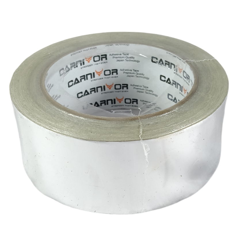Jual Isolasi Aluminium Foil Carnivor / Lakban Aluminium Foil / Lakban ...