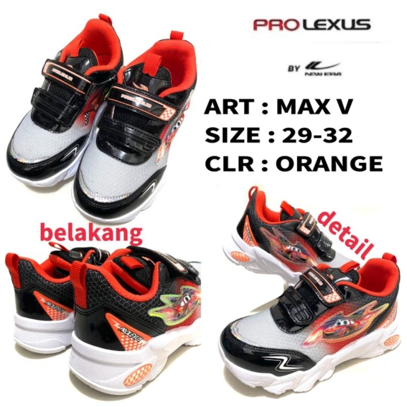 Jual Sepatu Anak Laki-Laki Sneakers Original Pro Lexus MAX V Size 29-32 ...