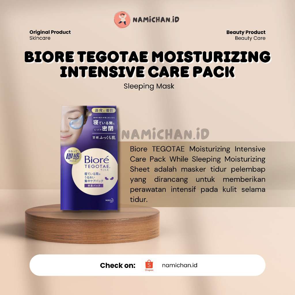 Jual [ PO Japan ] Biore TEGOTAE Moisturizing Intensive Care Pack While ...