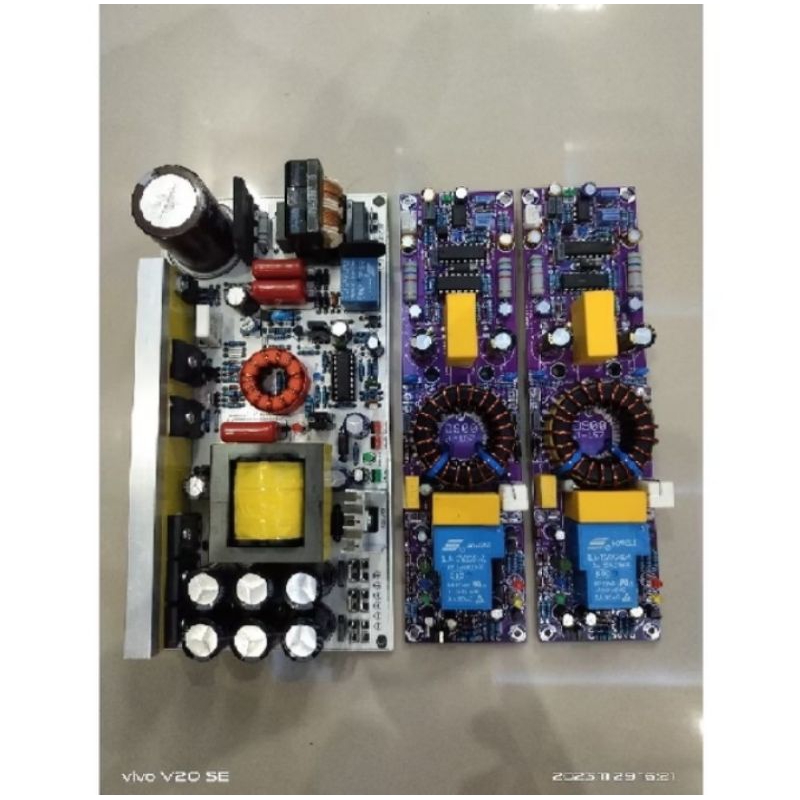 Jual power amplifier clas D d900 pro PAKET setreo 2ch+smps 20A | Shopee ...