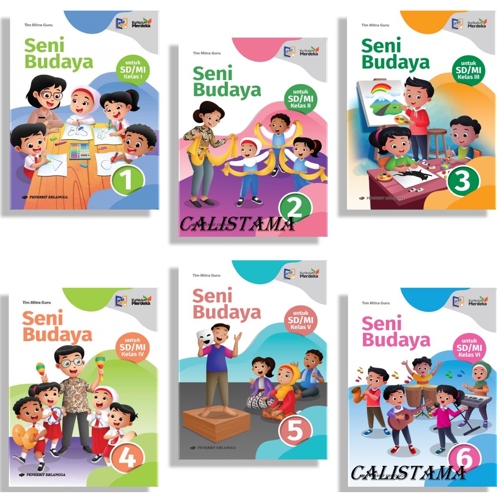 Jual Buku Seni Budaya SD Kelas 1 2 3 4 5 6 - Kurikulum Merdeka | Shopee Indonesia